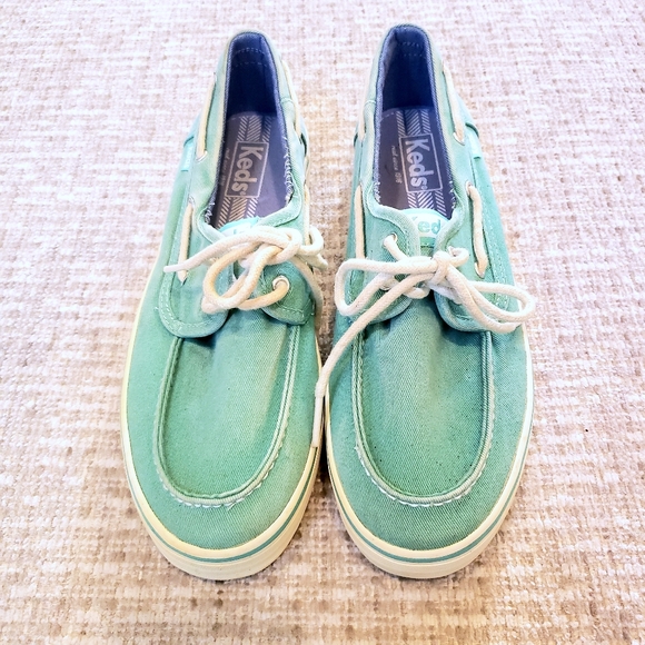 Keds | Shoes | Keds Boat Shoes Style Mint Green Like Newnever Worn ...